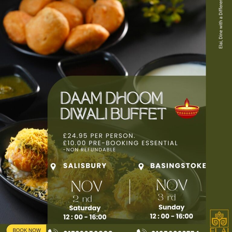 Diwali Buffet at Elai Indian Restaurant – Unlimited Veg & Non-Veg Dishes